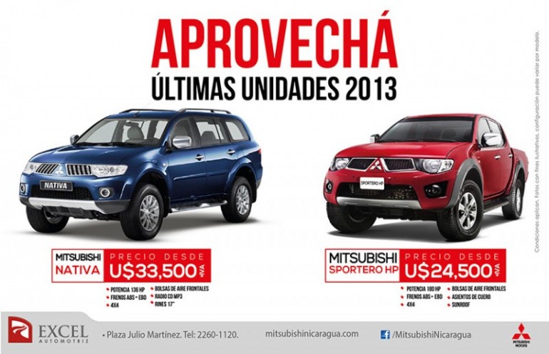 Aproveche de las últimas unidades año 2013 en Excel Automotriz ...